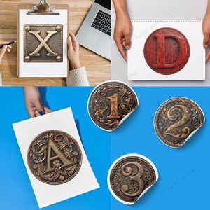 360 Leather Alphabet Bundle, Leather Letters, Embossed Leather, Leather ...
