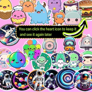 10,000+ Sticker Mega Bundle, Digital Sticker Pack, Sticker Bundle ...