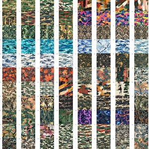 340 Camouflage Seamless Patterns Bundle, Camouflage Background, Camo ...