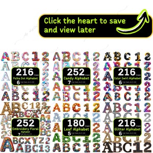 10,000+ Alphabet & Numbers Mega Bundle - All Past and Future Sets ...