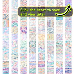 350 Pastel Wave Seamless Patterns Bundle, Soft Wavy Digital Paper ...