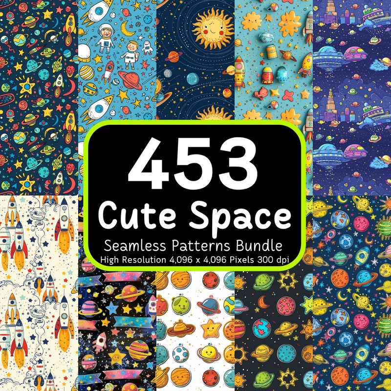 Cute Space Backgrounds - Etsy