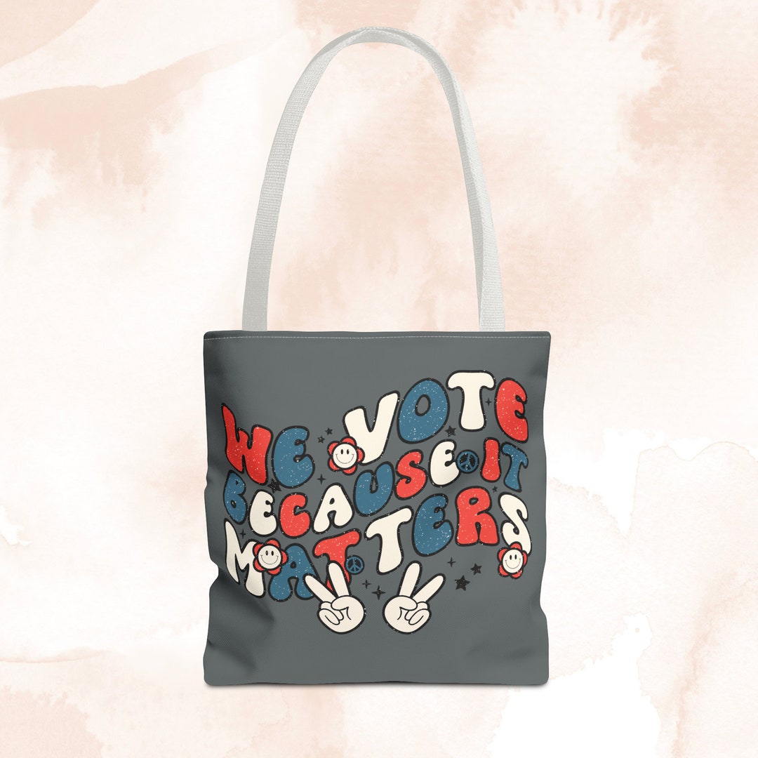 Retro Go Vote Tote Bag, Election Squad Tote, Election Campaign Tote Bag ...