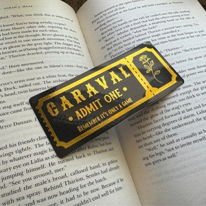 Caraval Foil Bookmark, Legendary, Finale, Bookish, Bookstagram, Book ...