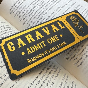 Caraval Foil Bookmark, Legendary, Finale, Bookish, Bookstagram, Book ...