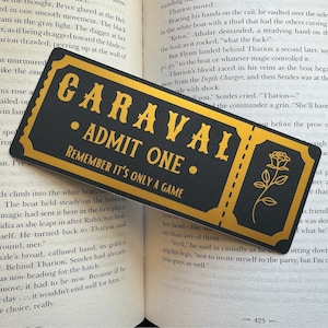 Caraval Foil Bookmark, Legendary, Finale, Bookish, Bookstagram, Book ...