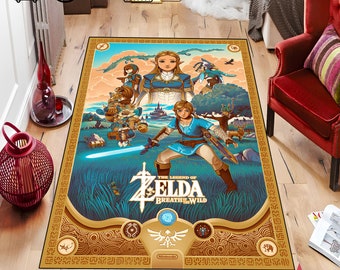 Zelda Rug, the Legend of Zelda Rug, Zelda Shield Rug, Teen Room Rug ...