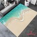 Beach Rug, Summer Rug, Beach Carpet, Beach Design Rug, Sandy Seashore ...