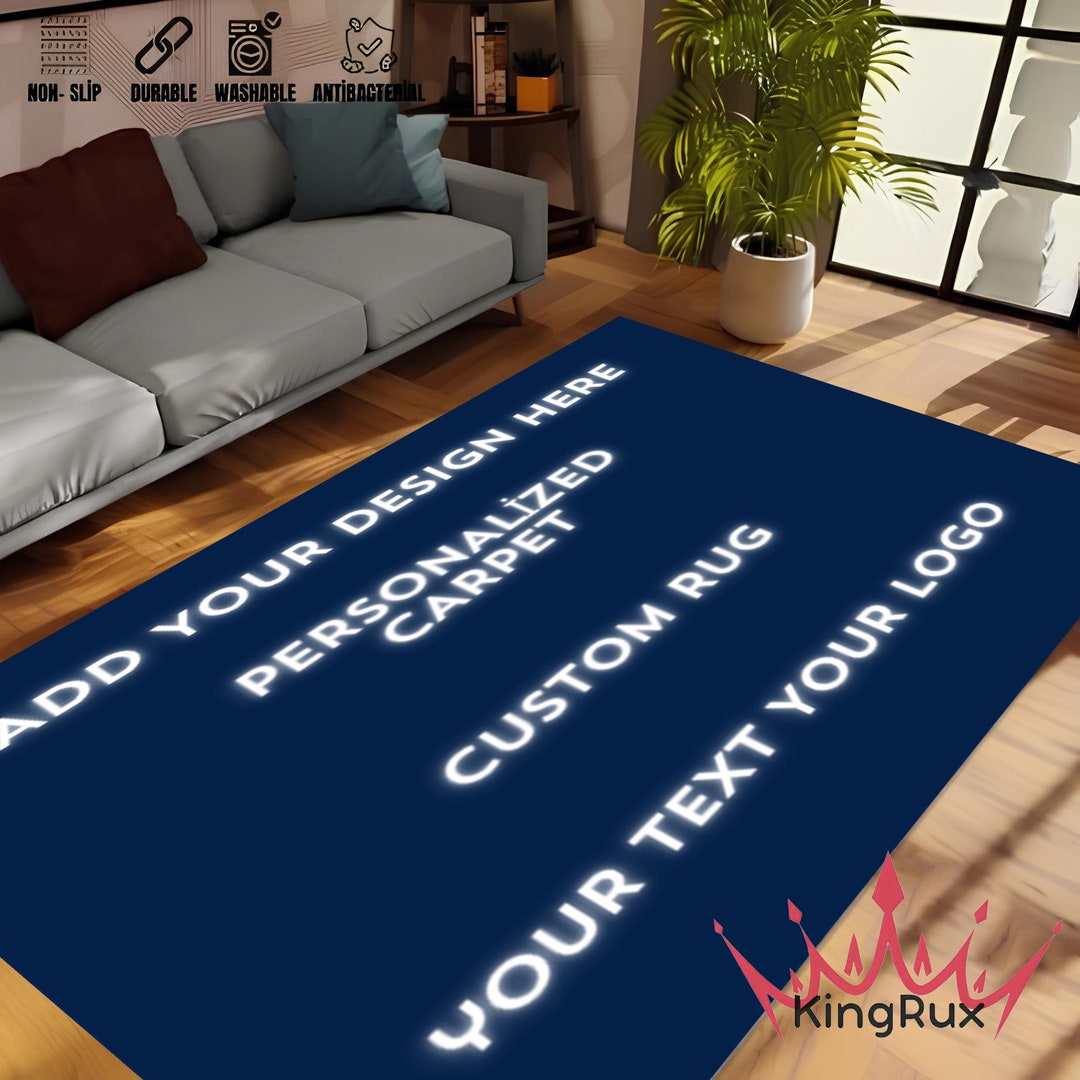 Custom Rug, Custom Image Rugs, Custom Rug With, Your Logo, Personalized ...
