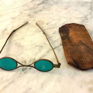 Antique Green-tinted Spectacles From the 1830s. Very Rare Item - Etsy