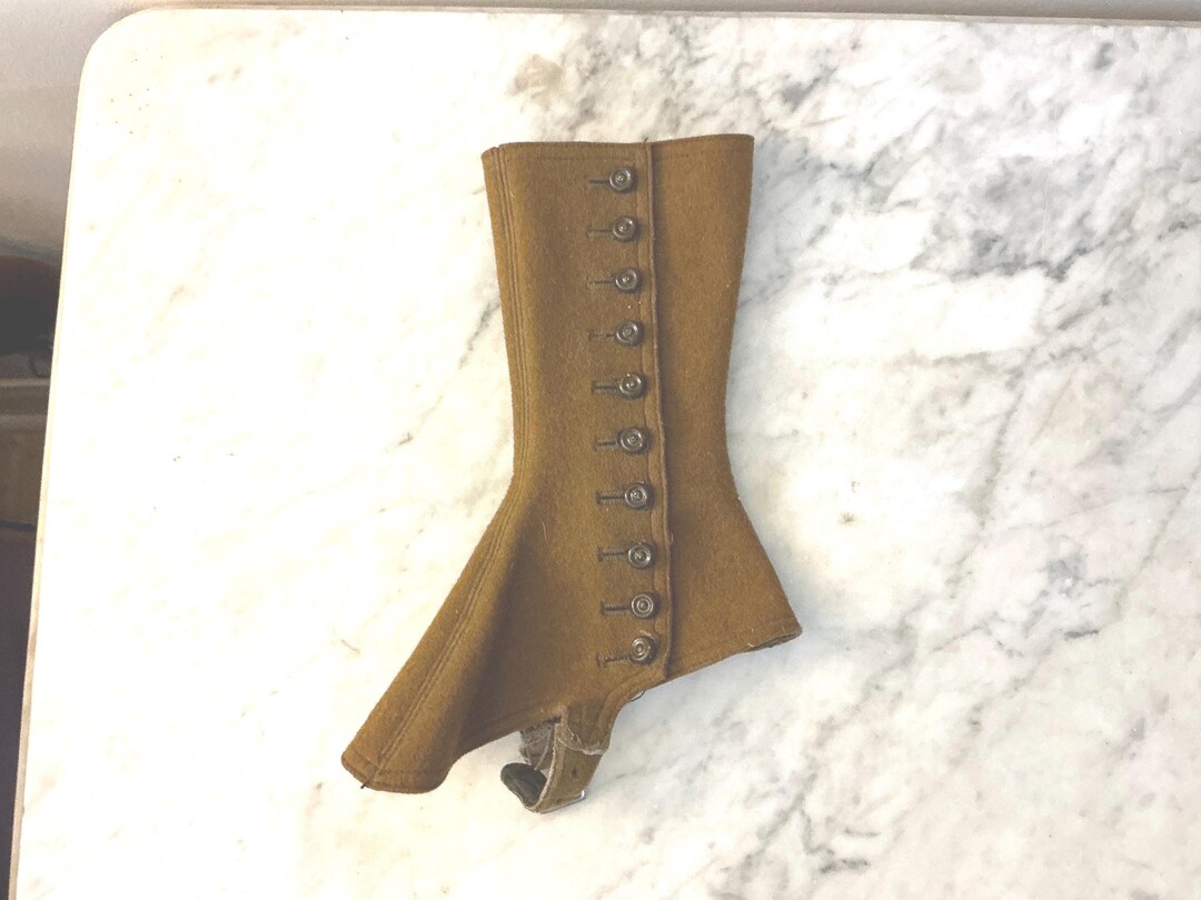 Victorian Wool Spat Designed to Cover Womens Ankles and Enhance ...