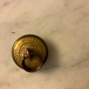 Waterbury Scoville Union Army Civil War Soldiers Button. 1861-1865 and ...