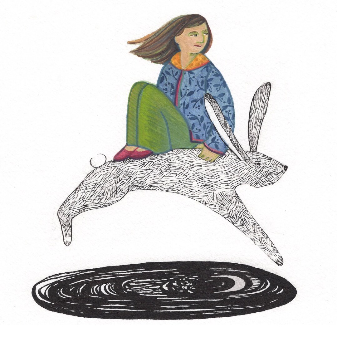 Year of the Rabbit Print - Etsy