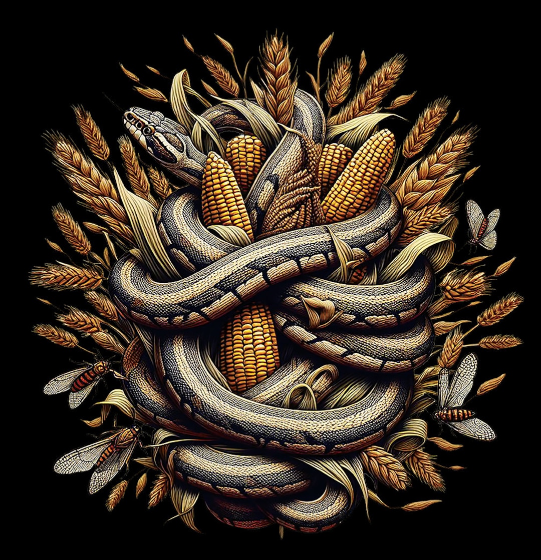 Corn Snake Tangle Men's T-shirt - Etsy