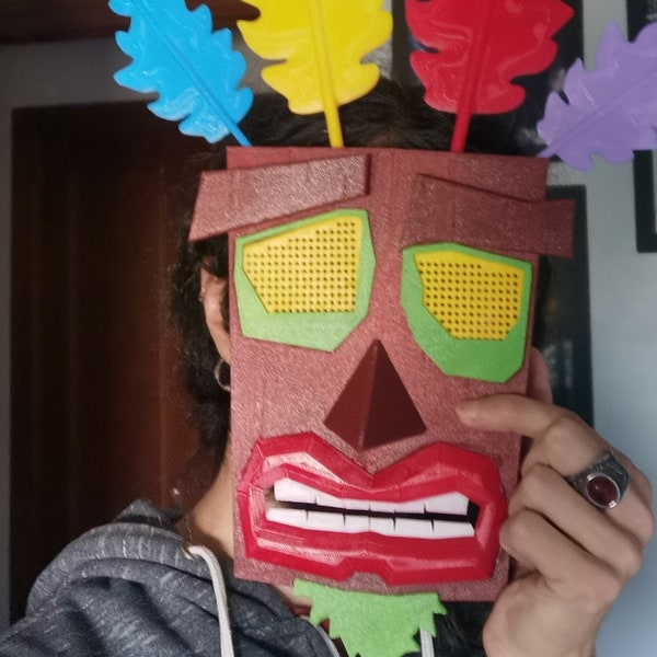 Crash Bandicoot Mask - Etsy