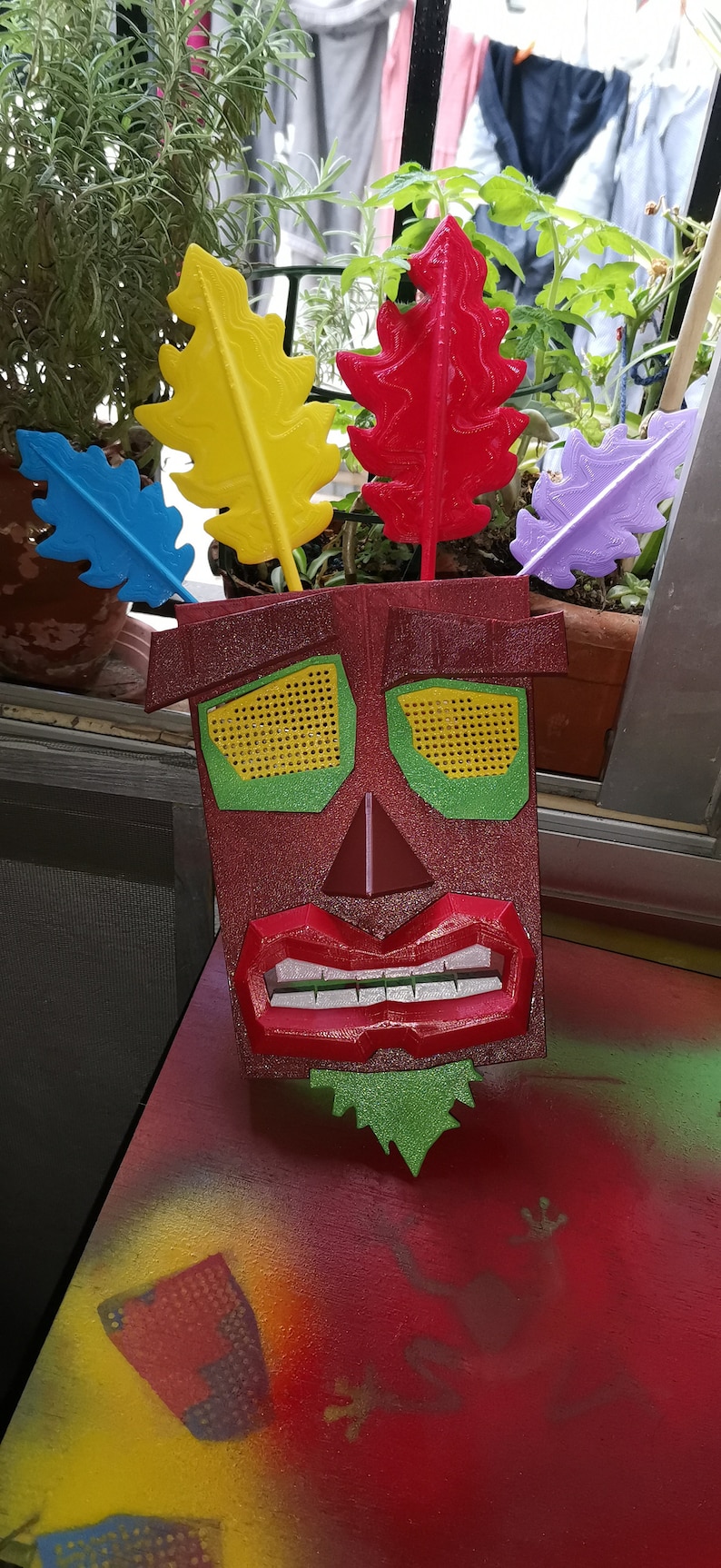 Crash Bandicoot Aku Aku Mask - Etsy