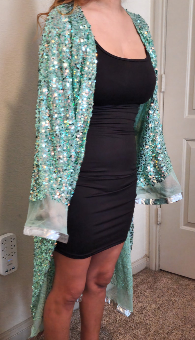 Sequin Robes, Sequin Robe, Sequin Duster, Sequin Kimono, Festivals ...