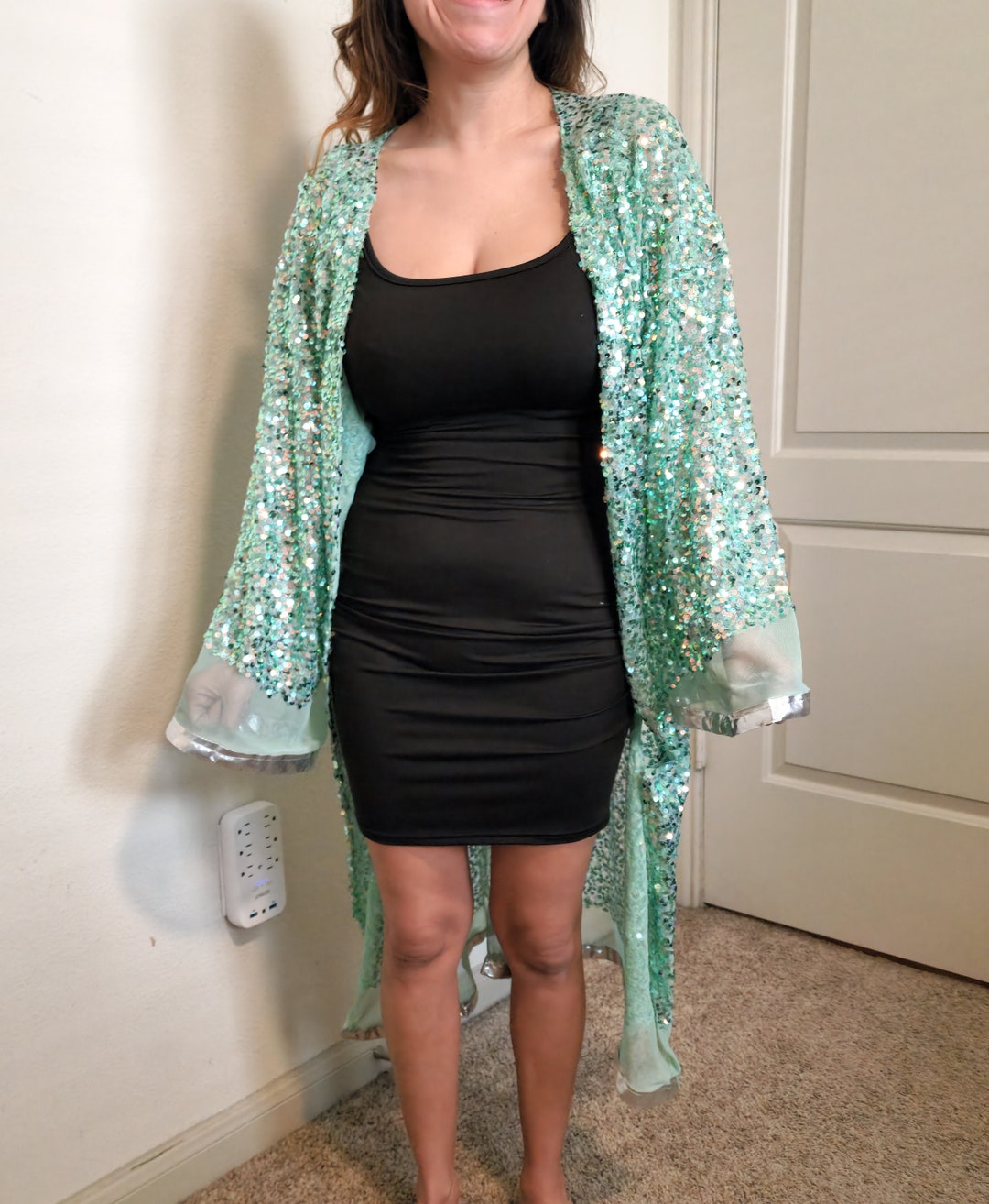 Sequin Robes, Sequin Robe, Sequin Duster, Sequin Kimono, Festivals ...