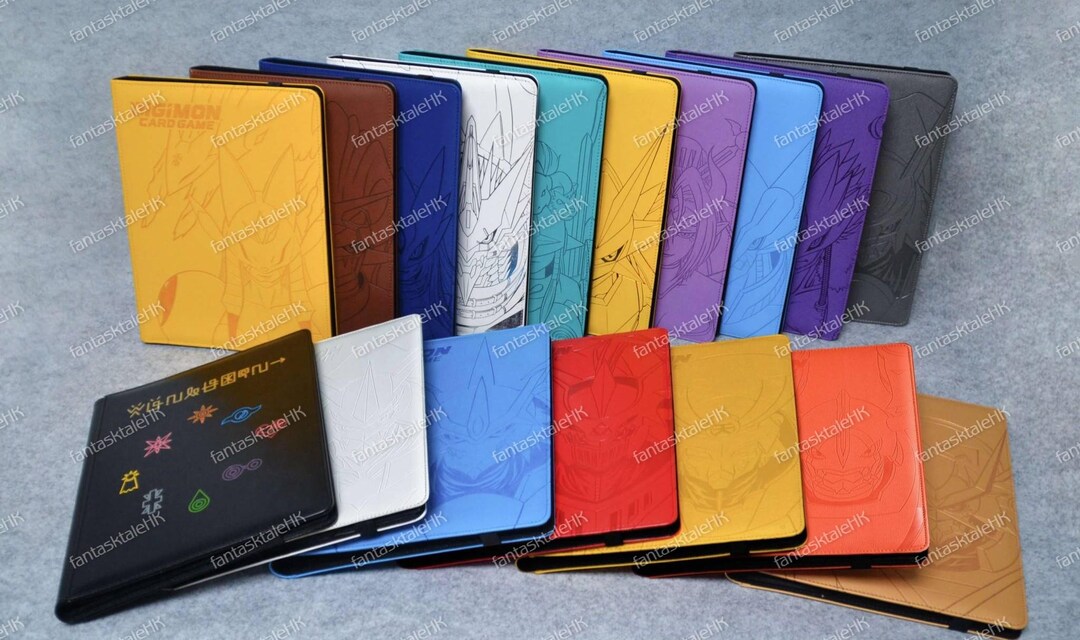DGM High End 9 Pocket Debossed Trading Card Binder Album - Etsy