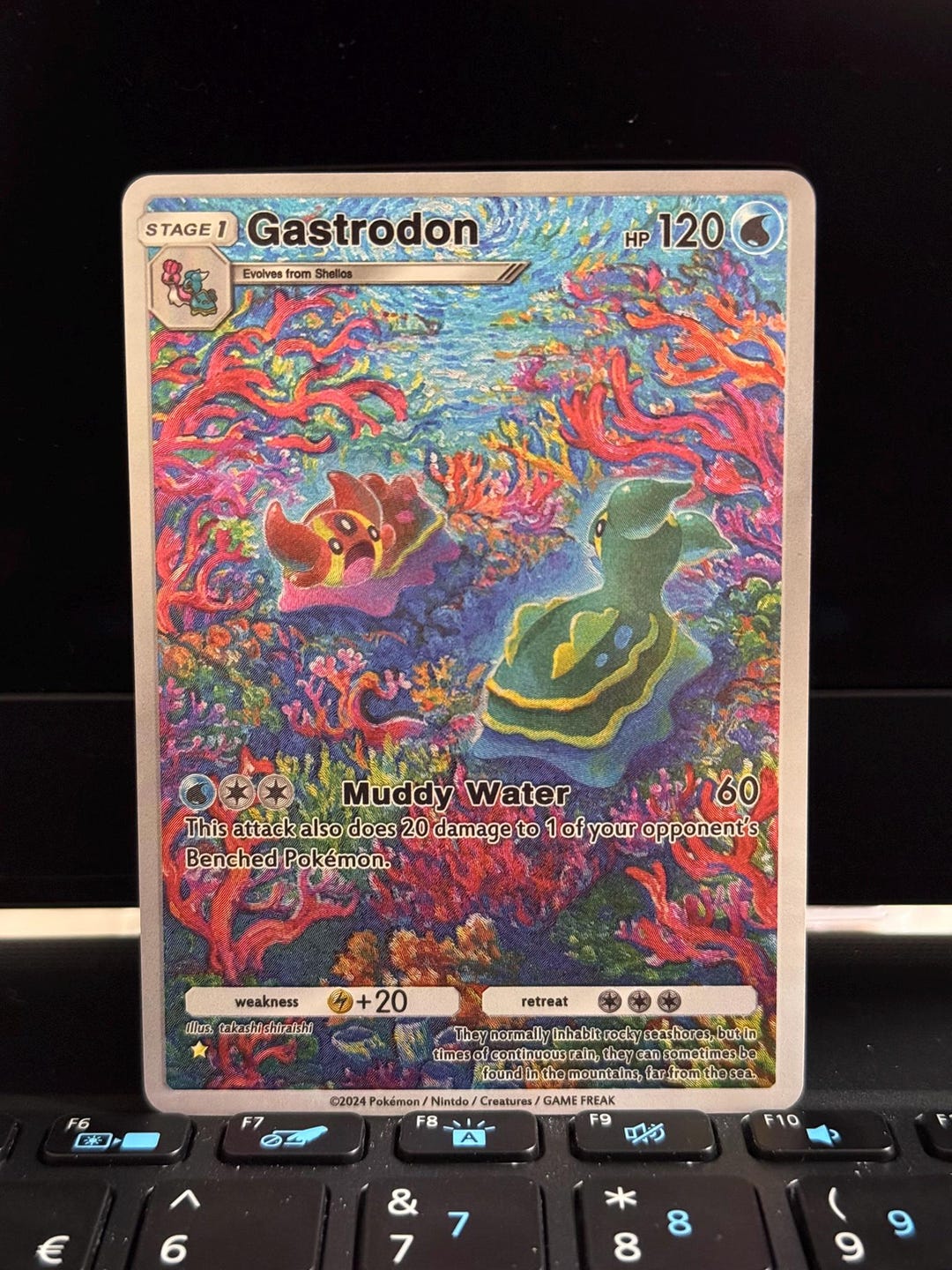 Custom Card - PTCG APP Gastrodon AR - Textured Shinning English - Etsy