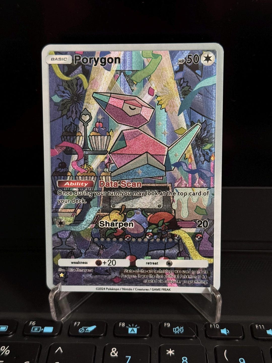 Custom Card - PTCG APP Porygon AR - Textured Shinning English - Etsy UK