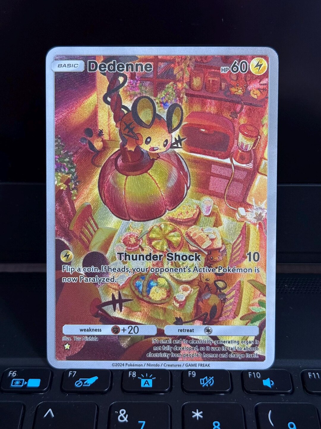 Custom Card - PTCG APP Dedenne AR - Textured Shinning English - Etsy