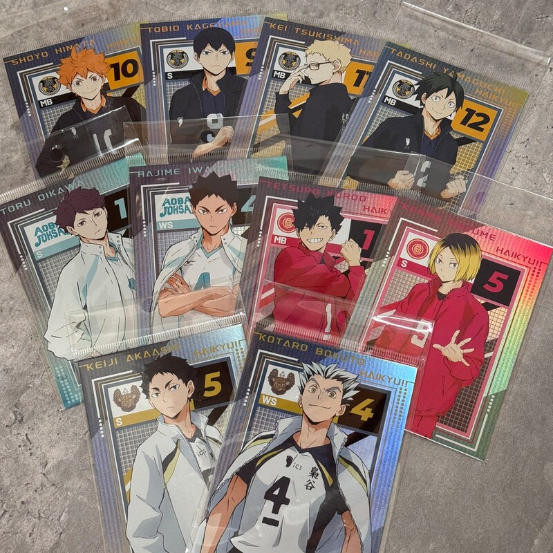 Haikyuu Cards - Etsy