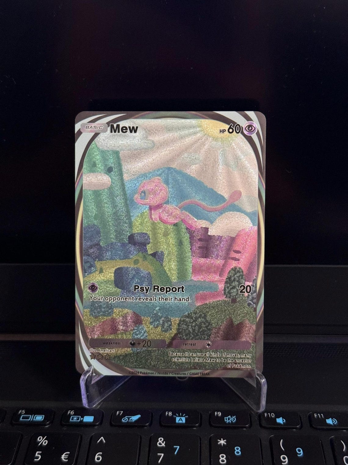 Custom Card PTCG APP Mew EXSAR Textured Shinning English - Etsy