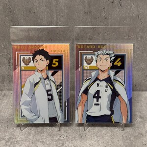 Anime HQ Character Card Double Sides Holographic - Etsy