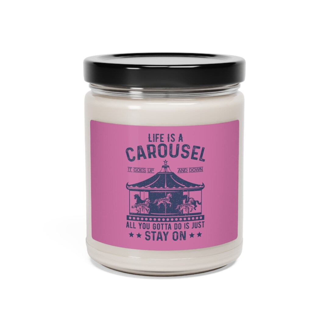 Life is a Carousel Scented Soy Candle, 9oz - Etsy