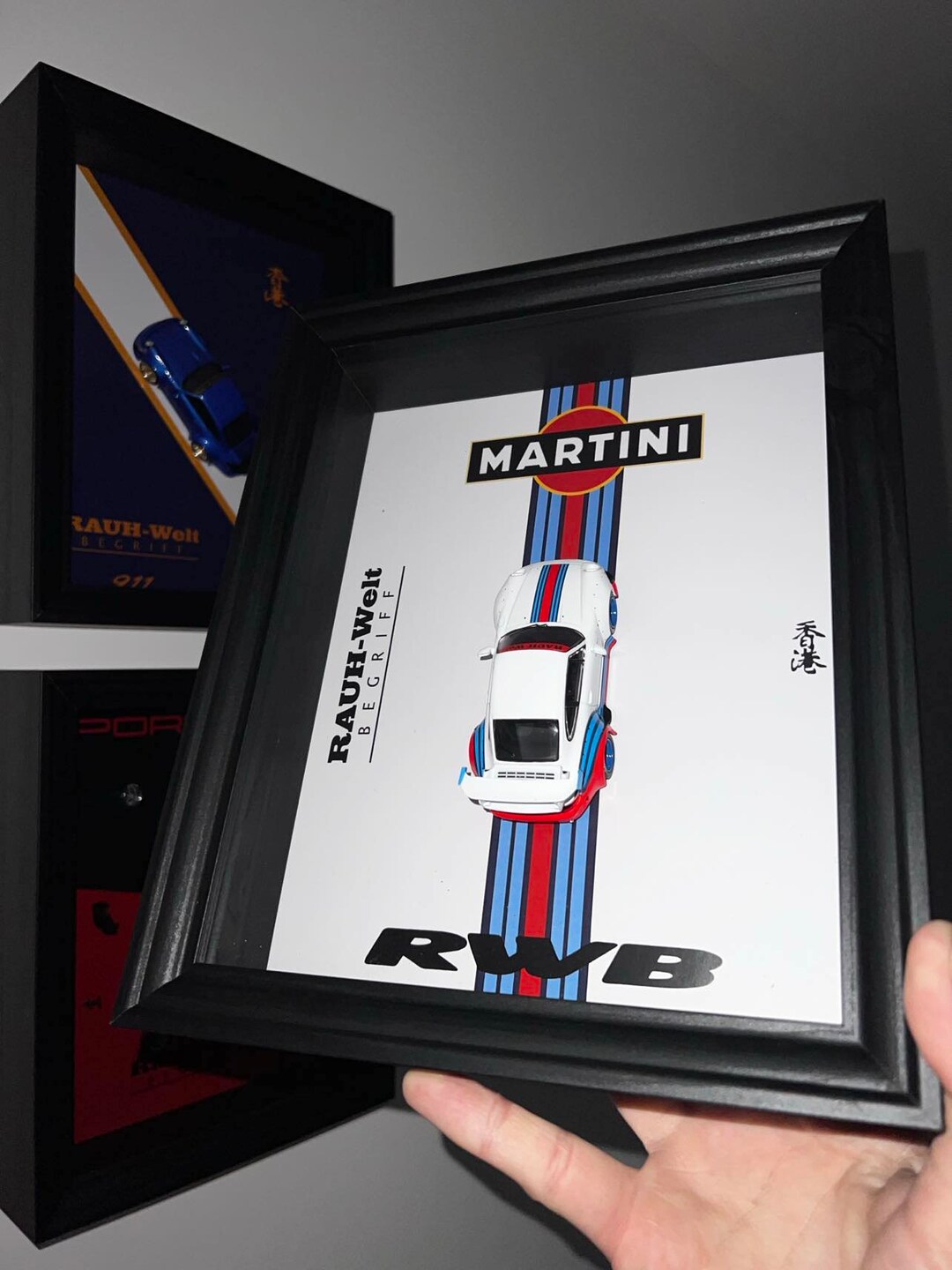 Porsche RWB MARTINI Car Frame Scale 1/43 - Etsy