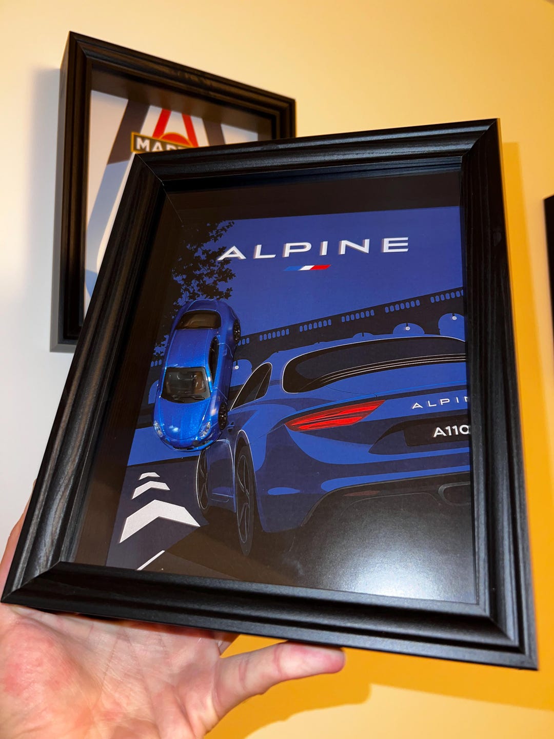 Alpine A110 Car Frame Scale 1/43 - Etsy
