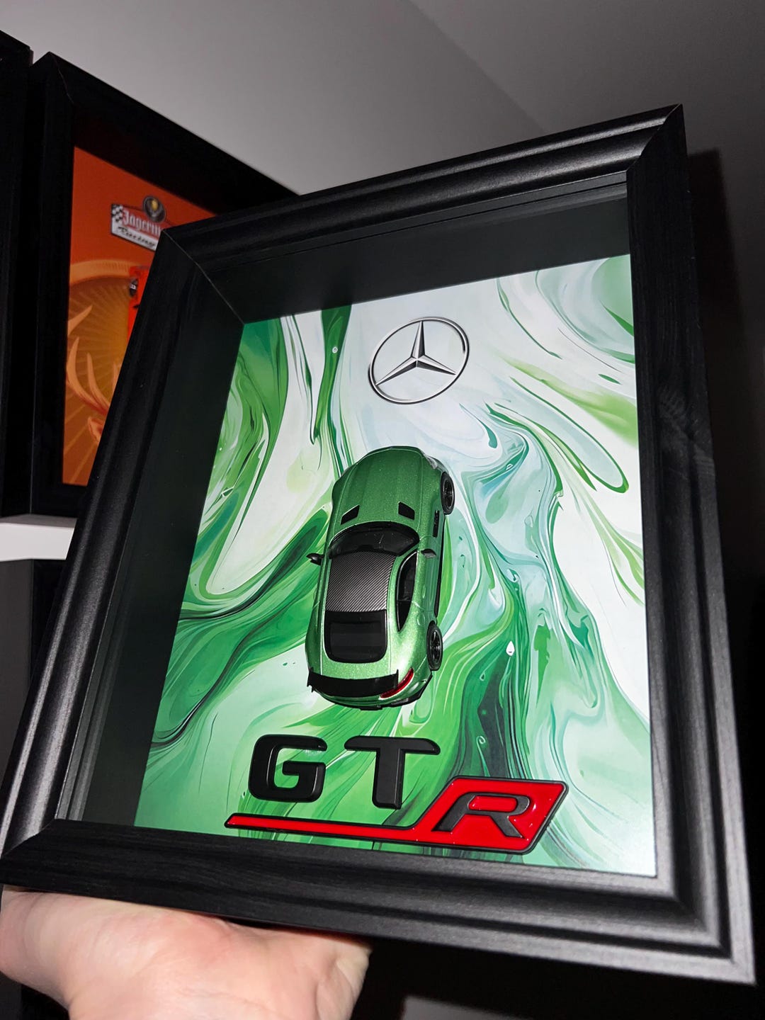 Mercedes Benz AMG GT R 1/43 Scale Car Frame - Etsy