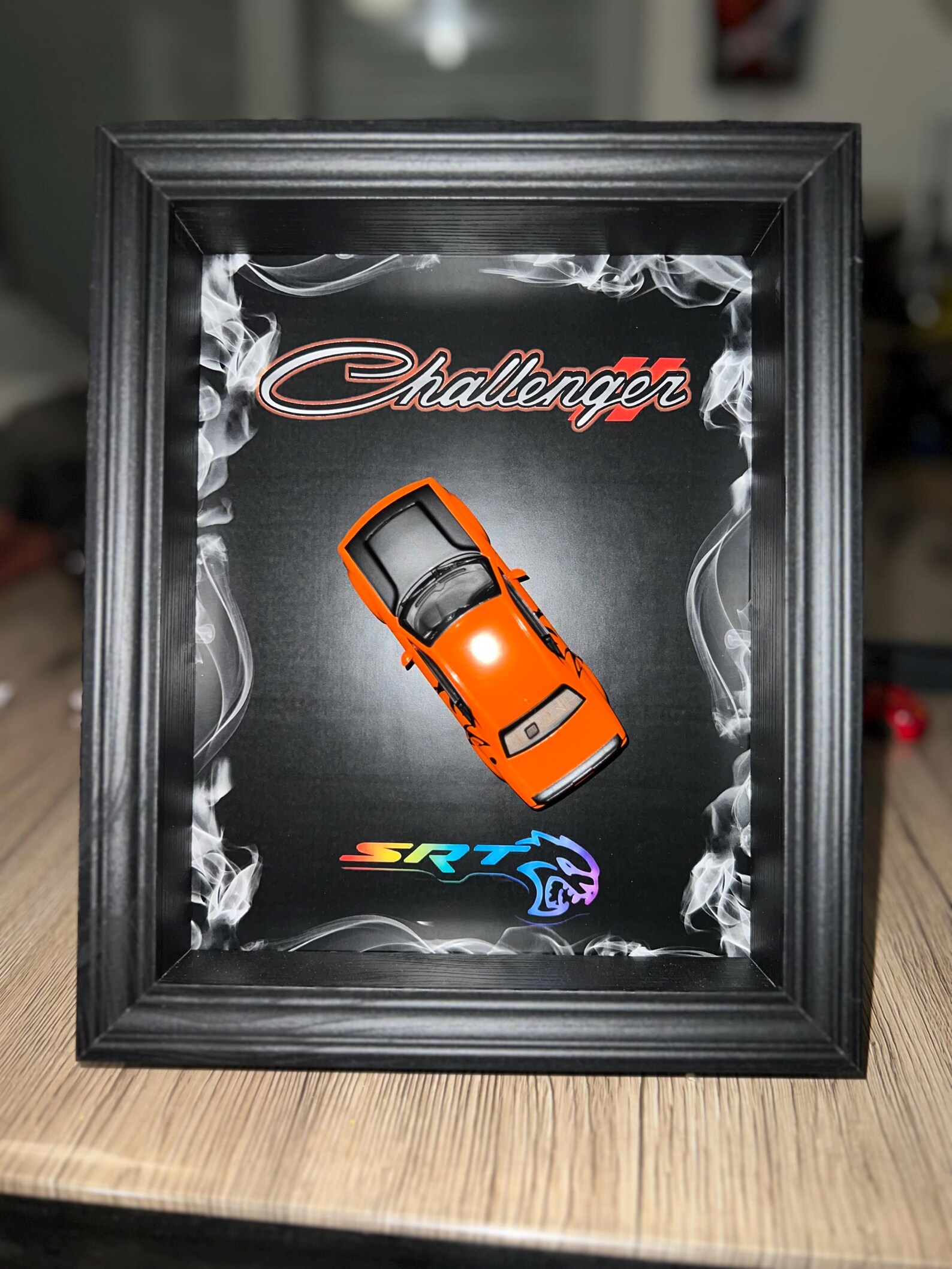 Dodge Challenger SRT HELLCAT 1/43 Scale Frame - Etsy