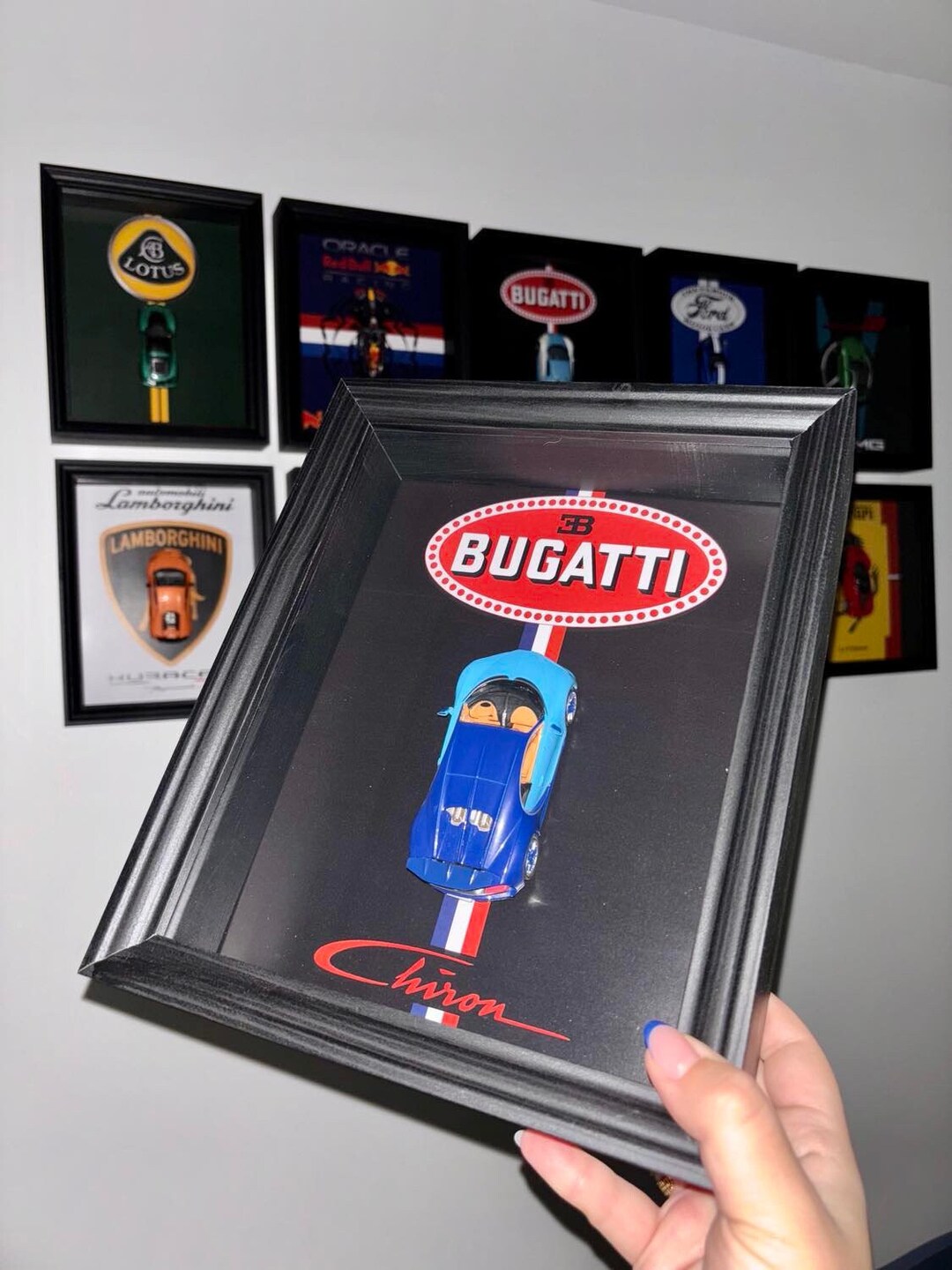 Bugatti Chiron Car Frame 1/43 Scale - Etsy