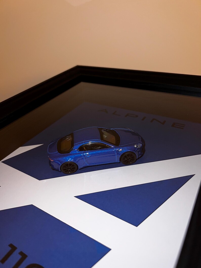 Alpine A110 Car Frame 1/43 Scale - Etsy