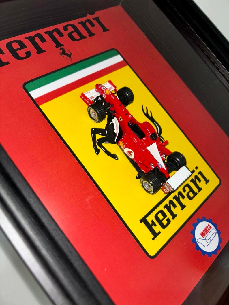 Formula 1 Ferrari Michael Schumacher 2002 Frame 1/43 Scale - Etsy