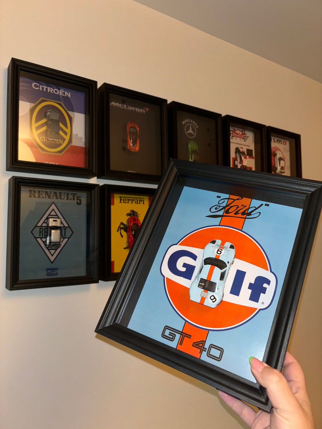 Ford GT40 LE MANS Car Frame Scale 1/43 - Etsy