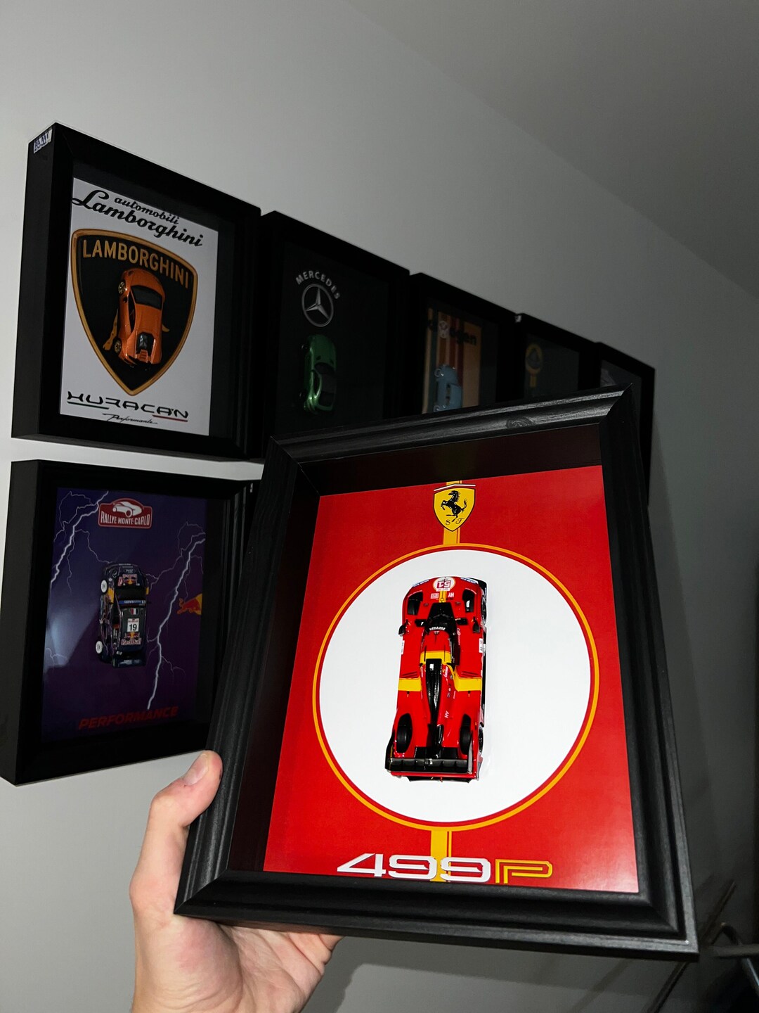 Ferrari 499P Car Frame 24H DU MANS Scale 1/43 - Etsy