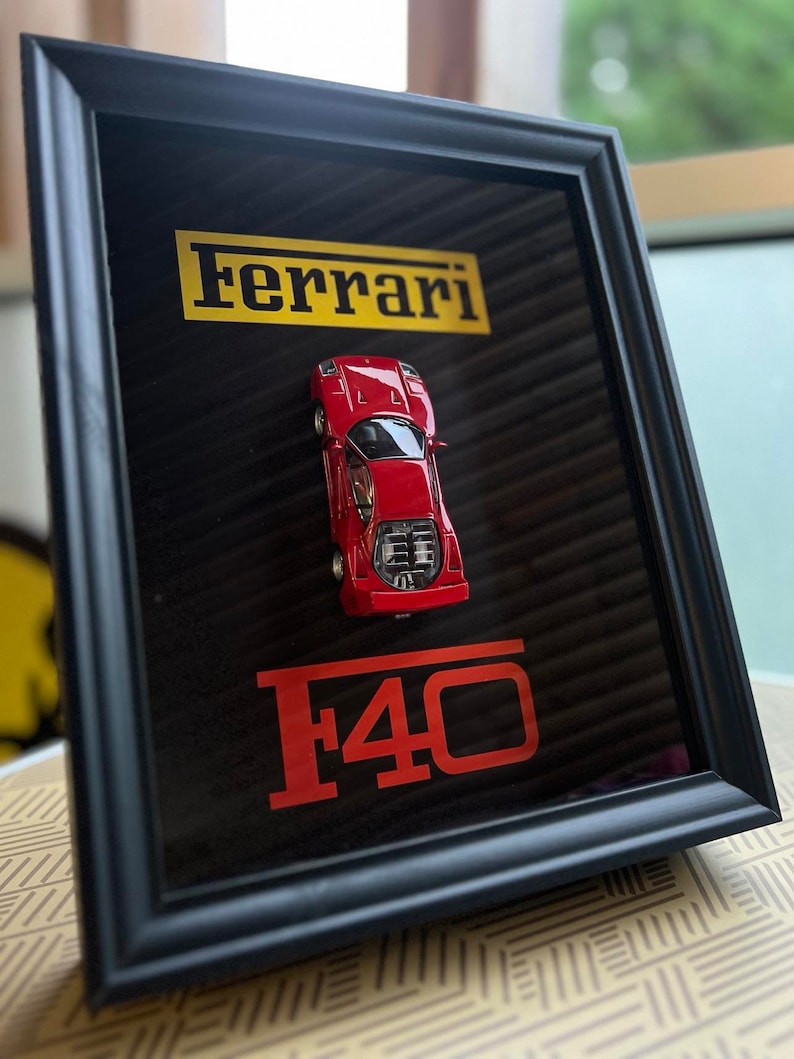 Formula Ferrari F40 Frame 1/43 Scale - Etsy
