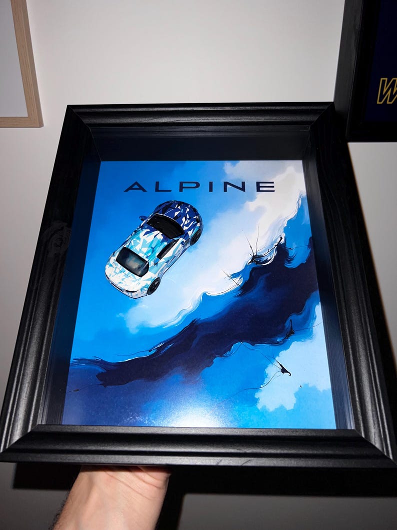 Alpine A110 "art" Car Frame Scale 1/43 - Etsy