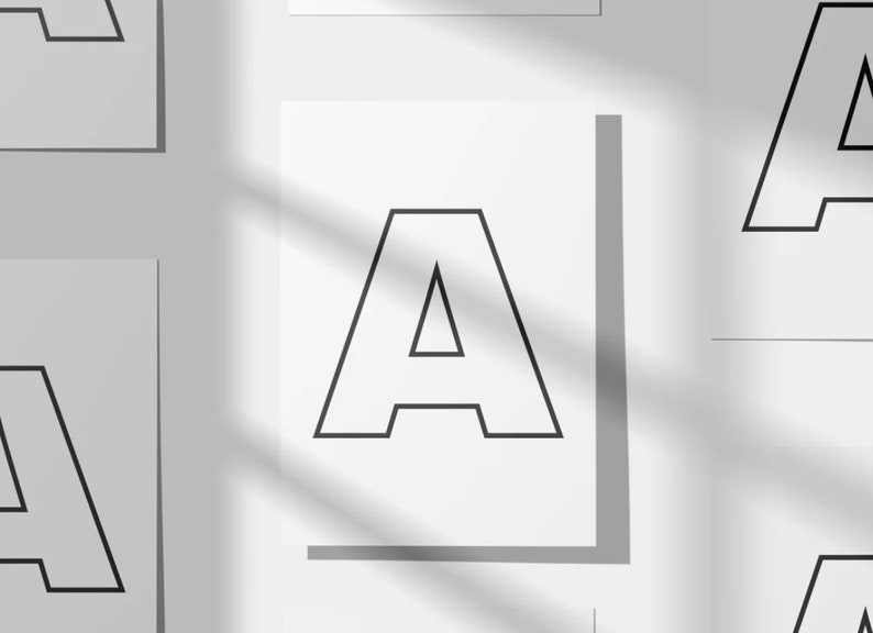Printable Uppercase Letters. Printable Alphabet. 26 Pages. Letter ...