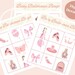 30 X Ballerina Bingo Cards, Printable Birthday Ballet Bingo, Birthday ...
