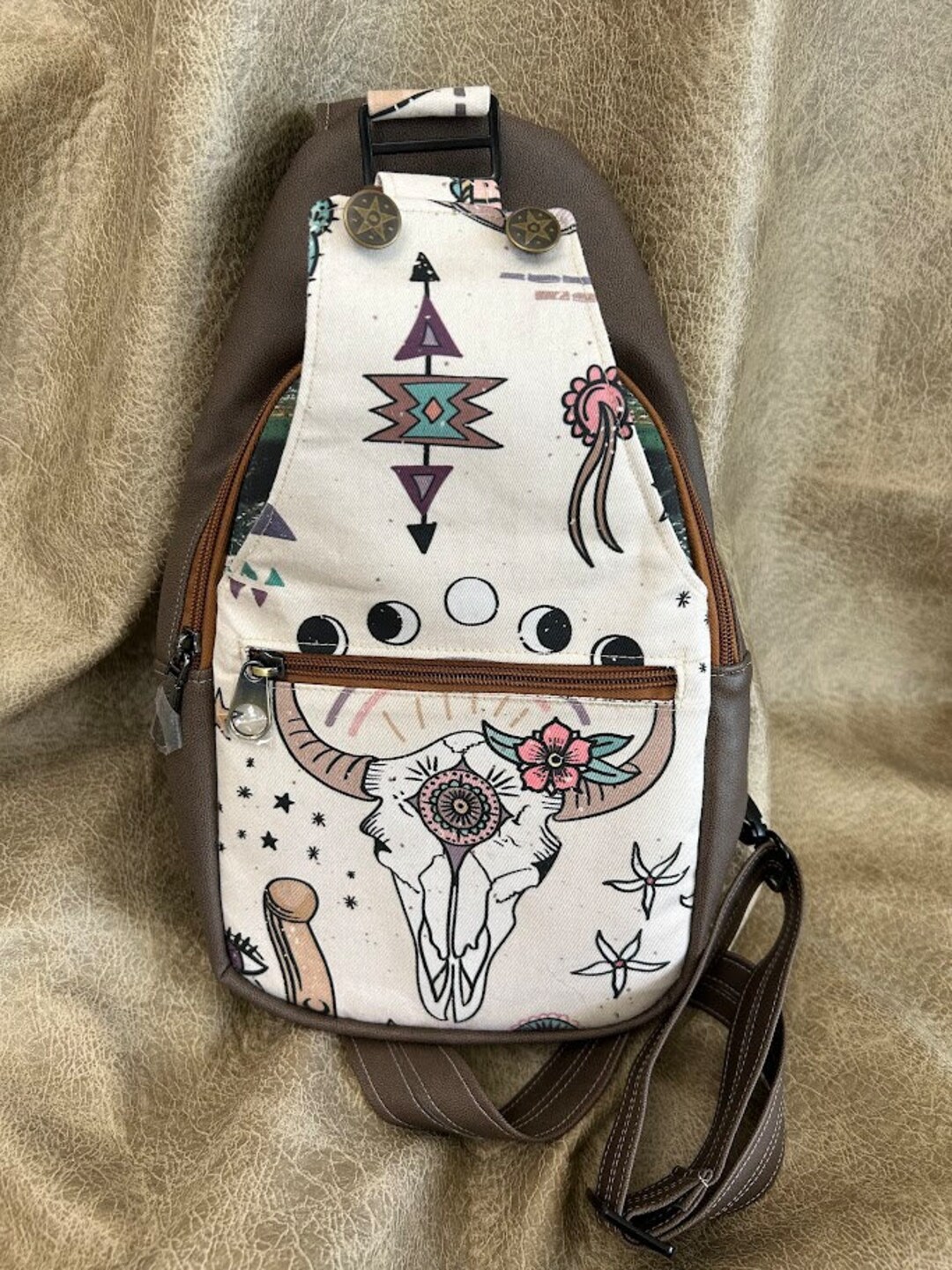 Retro Sling Backpack - Etsy
