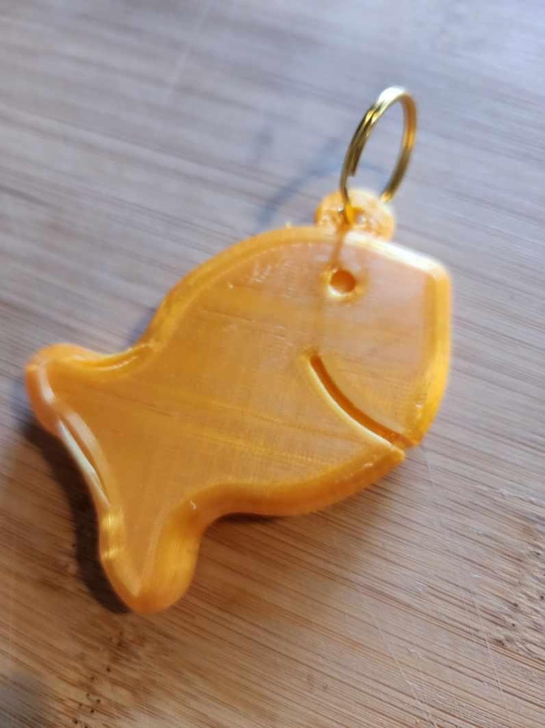 3D Printed Goldfish Keychain - Etsy