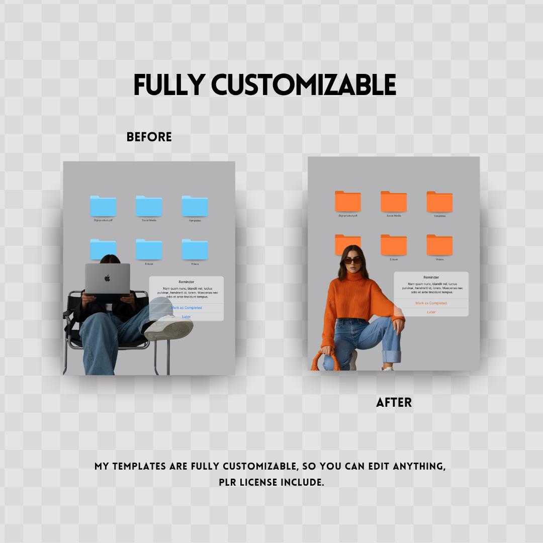 IOS Core Social Media Canva Templates | Instagram Posts (PLR) - Etsy