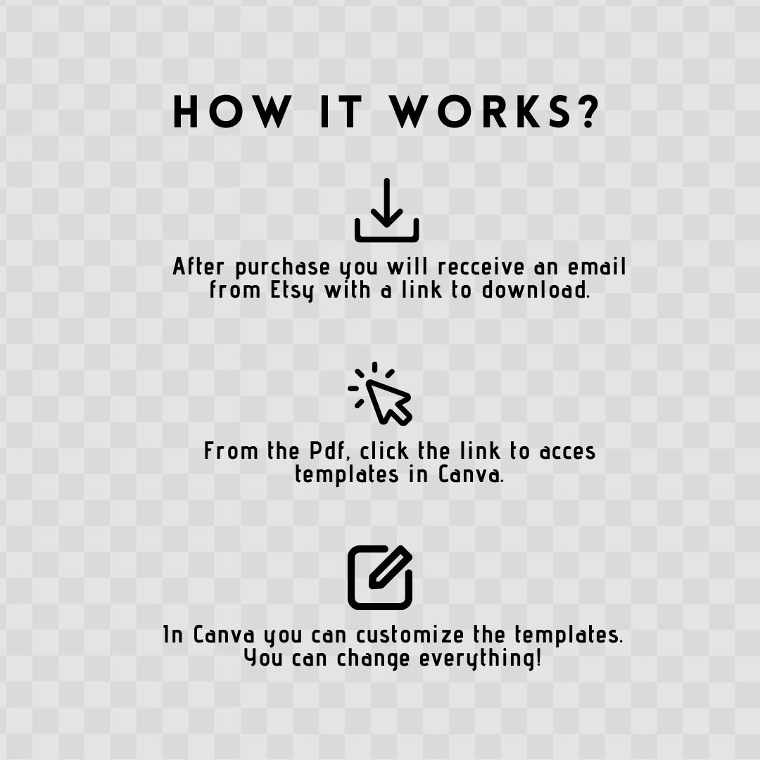 IOS Core Social Media Canva Templates | Instagram Blue IOS Posts (PLR ...
