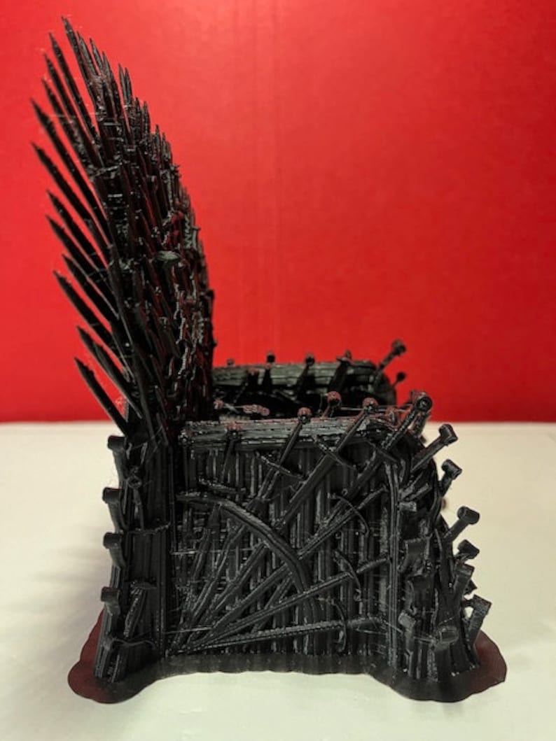 The Magnificent iron Throne 3D Model - Etsy