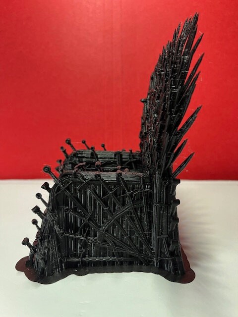 The Magnificent iron Throne 3D Model - Etsy