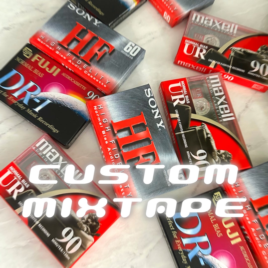 Custom Mixtape Cassette Tape: Personalized With Your Music Playlist ...